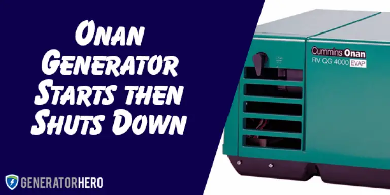 Onan Generator Troubleshooting - (Manual Codes + Solutions)