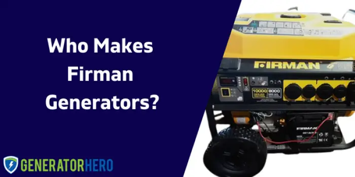 Who Makes Firman Generators? [Answered] - Generator Hero